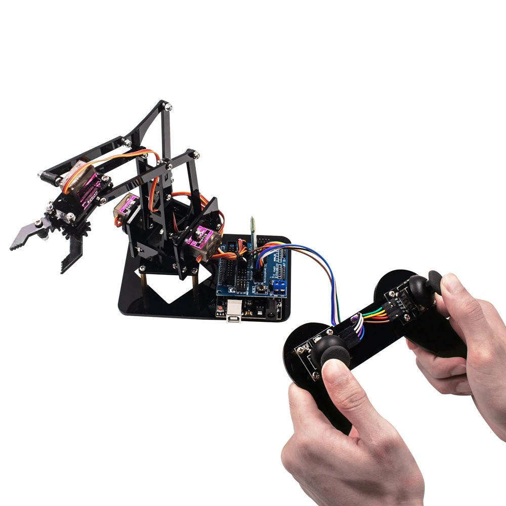 Kit Brazo Robótico Armable con Tutorial Arduino Compatible – Activa ...