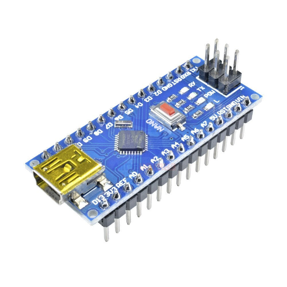 Tarjeta de desarrollo Nano V3.0 Arduino Compatible con cable mini USB ...